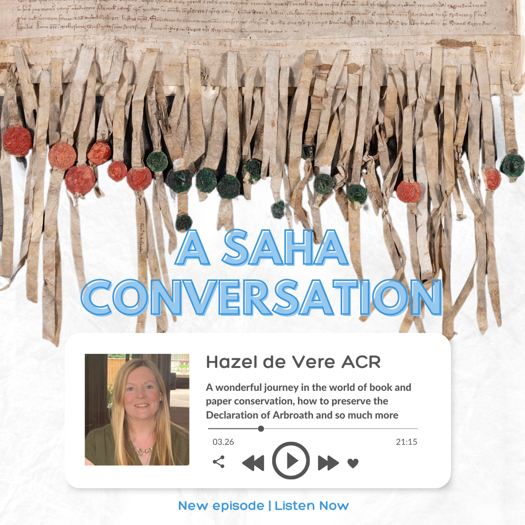 A SAHA Conversation with Hazel de Vere | SAHA: The Scottish Arts and ...