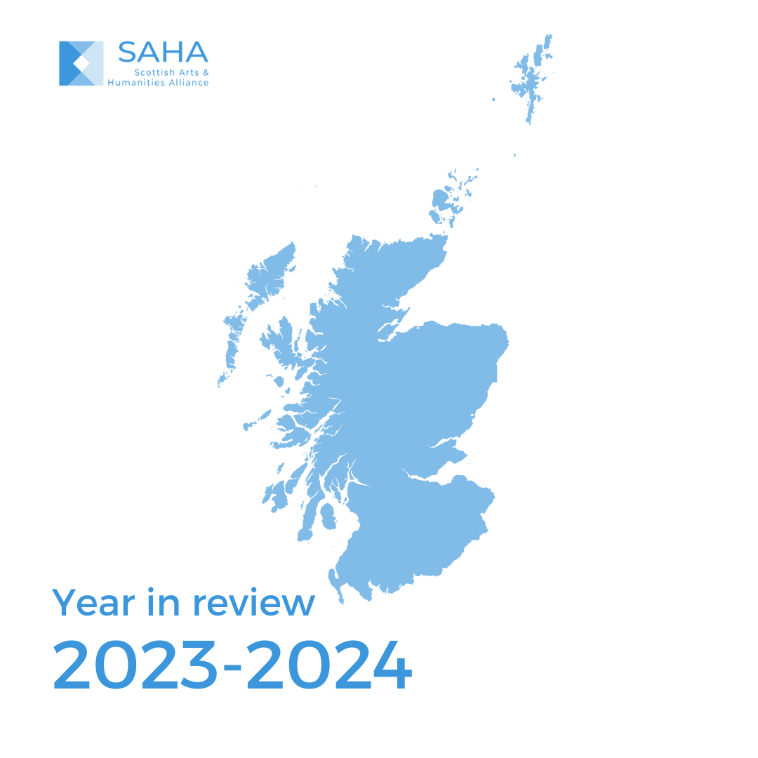 Year in review 2023-24 | SAHA: The Scottish Arts and Humanities Alliance : SAHA: The Scottish ...