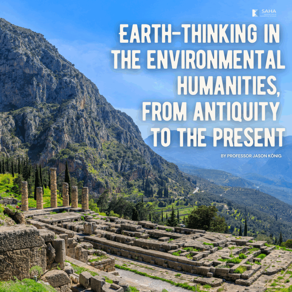 Earth-thinking in the environmental humanities from antiquity to the ...
